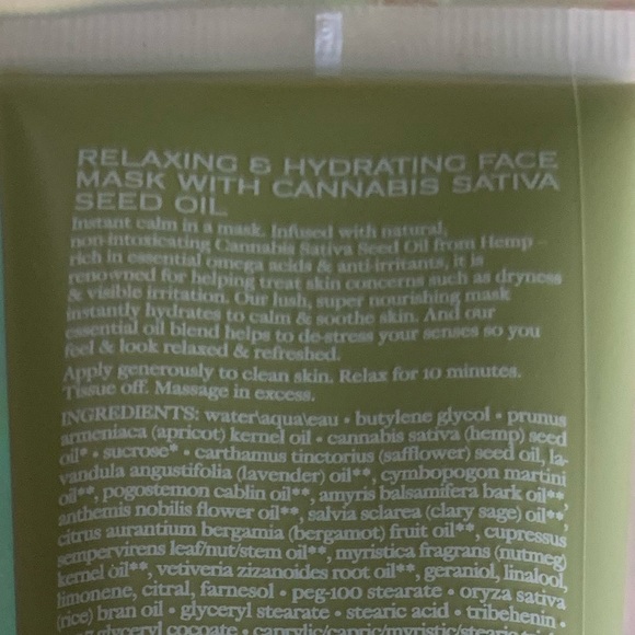Origins | Makeup | Origins Hello Calm Cannabis Face Mask | Poshmark